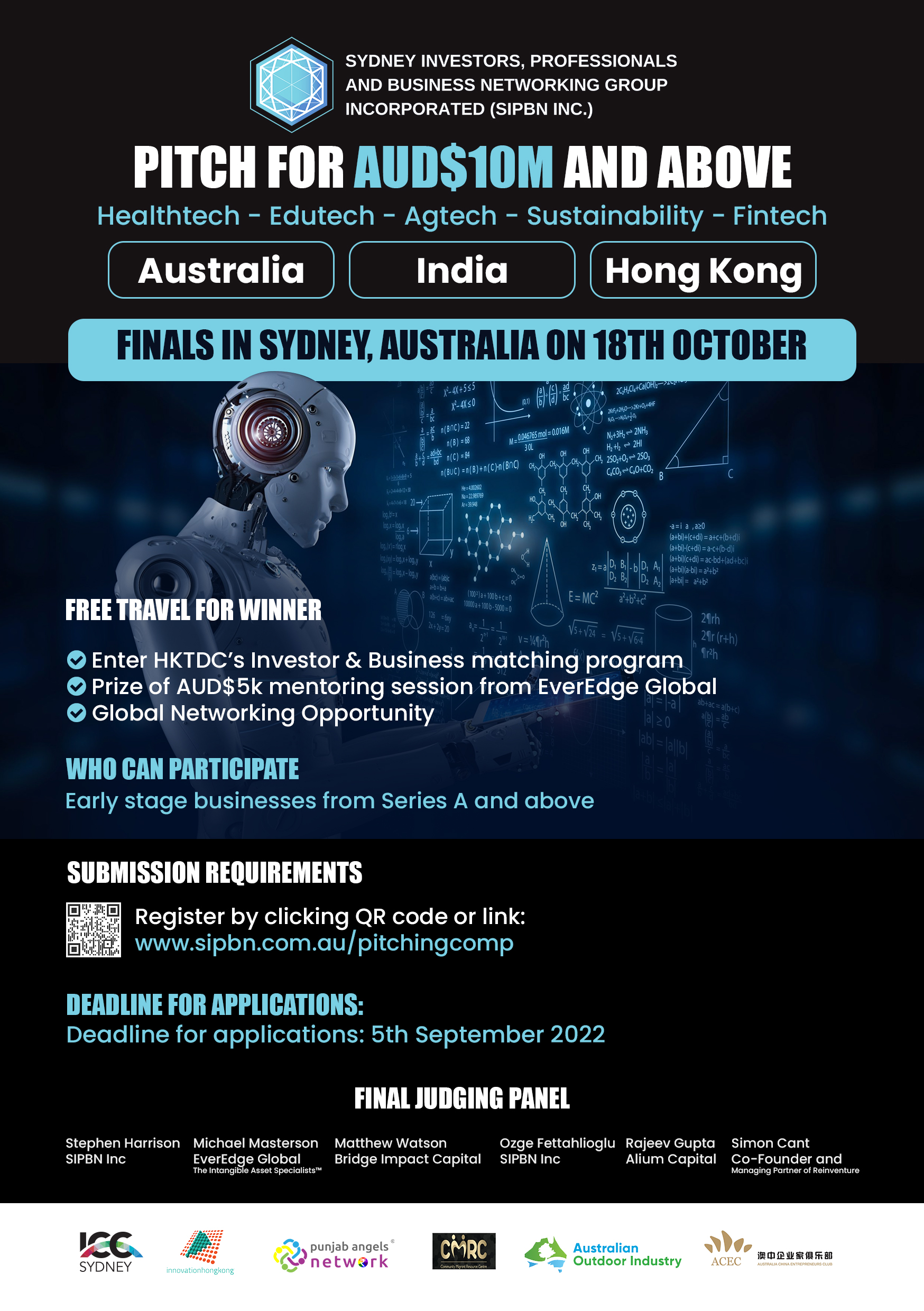 Global Scale-up competition -opportunity to raise AUD10 + million ...